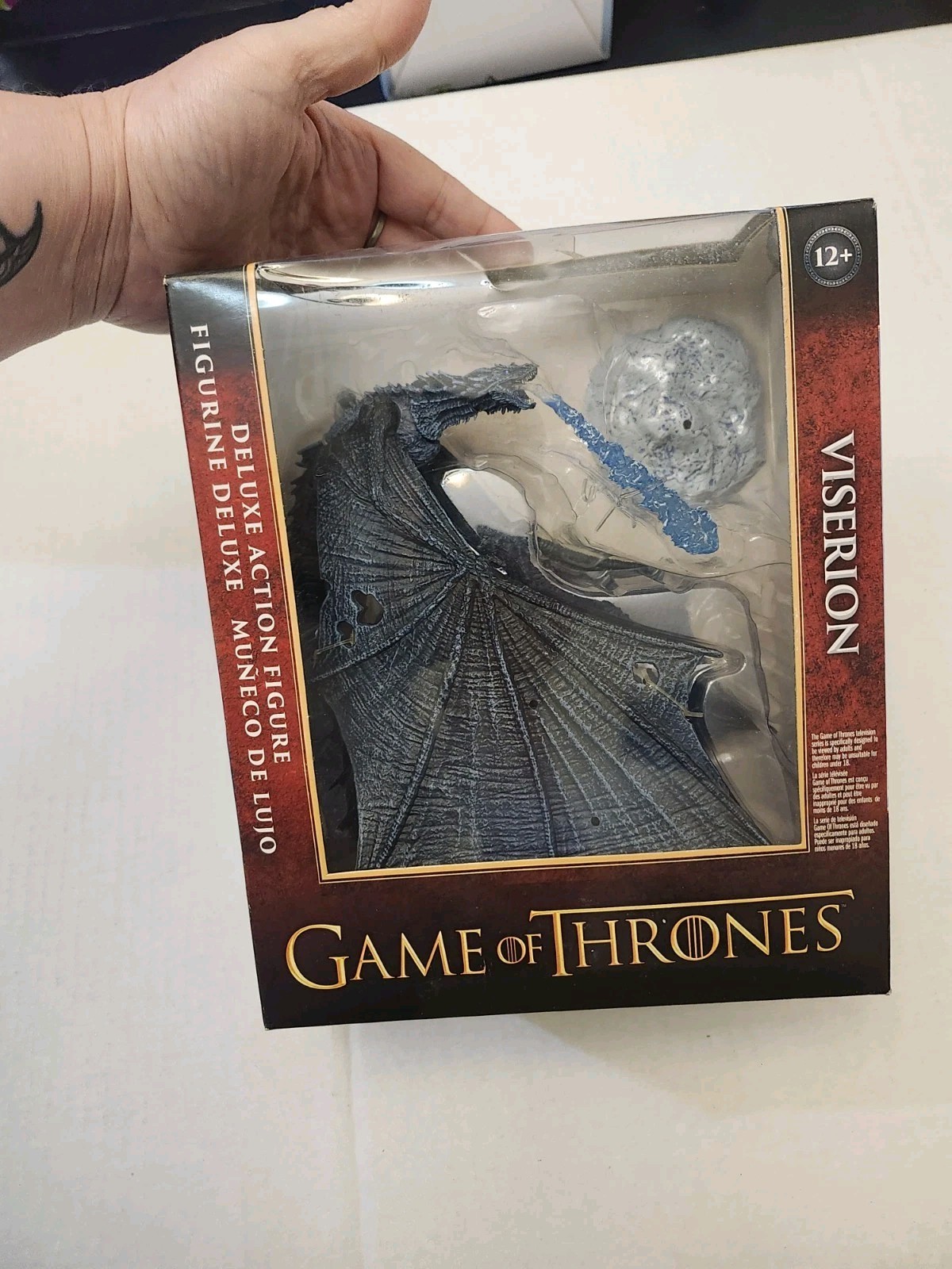 Game of Thrones VISERION Ice Dragon Deluxe Action Figure MCFARLANE Toys NEW NIB