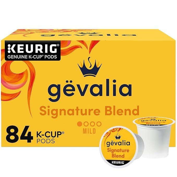 Gevalia Signature Blend Mild Light Roast K-Cup Coffee Pods 84 ct Box ...