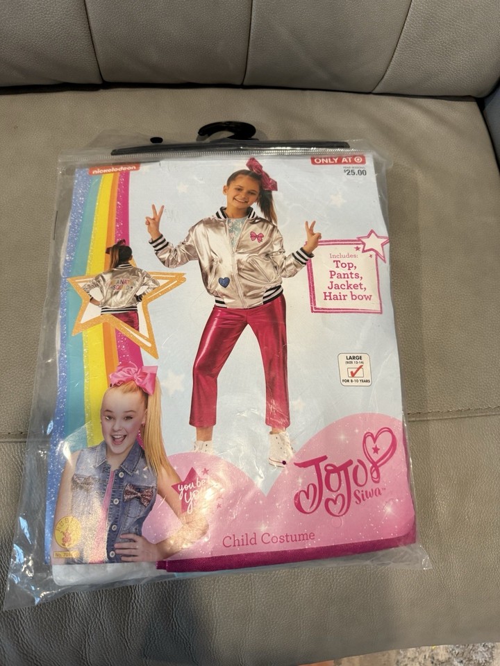 New Nickelodeon JoJo Siwa Kids Halloween Costume Large 12-14 | eBay