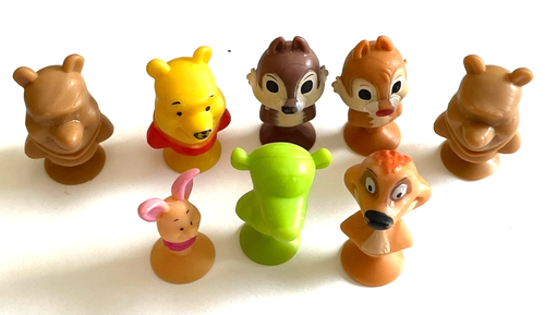 Disney Micro Popz " Best Buddies" Lot of 8. Suction Cups on Bottom | eBay