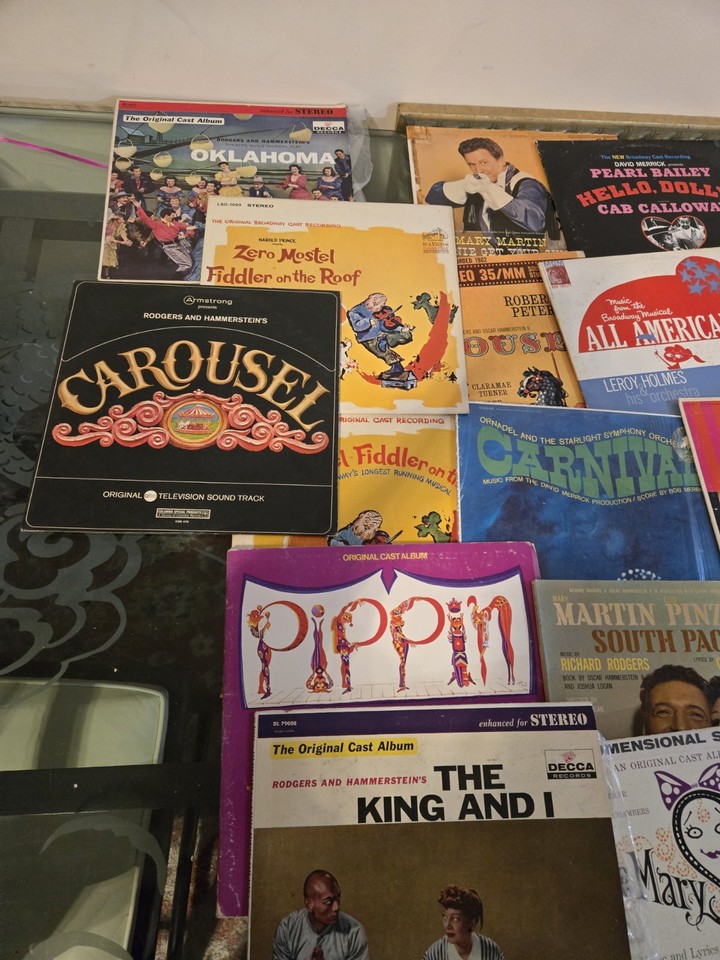 Bulk Lot Of 20 Original Broadway Soundtracks Vinyl LPs Excellent / NM ...