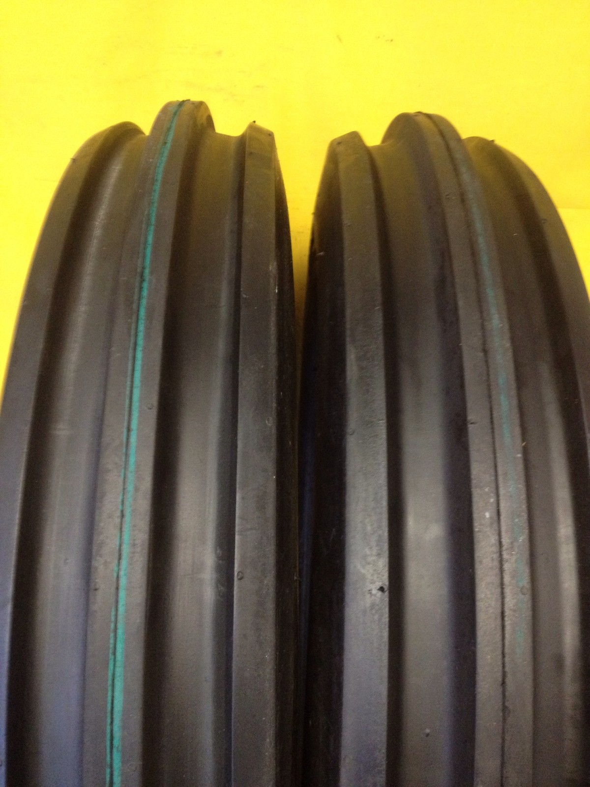TWO 500X15,500-15,5.00X15,5.00-15 FARMALL 130 3 Rib Tractor Tires w ...