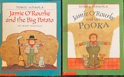 Scholastic Jamie O'Rourke And The Pooka/Big Potato 2 Paperback Book Set ...