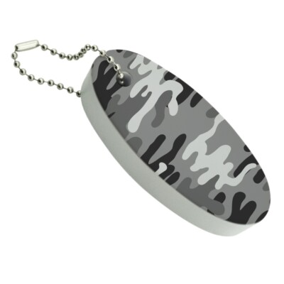 Snow Camouflage Floating Foam Keychain Fishing Boat Buoy Key Float | eBay