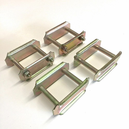 QTY 4 - LEAF SPRINGS SHACKLES / FRONT / REAR FIT FOR SUZUKI SAMURAI '80 ...