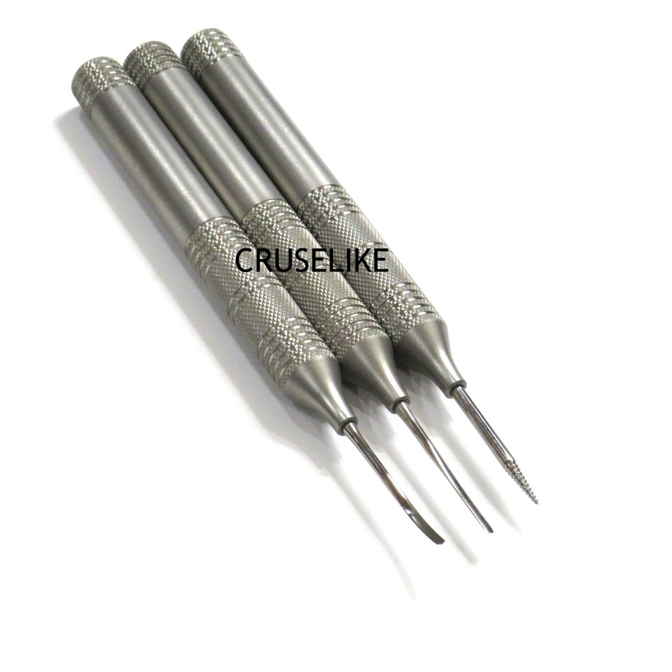 Dental Flex Periotome Root Extraction Screw Set Of 5 piece | eBay
