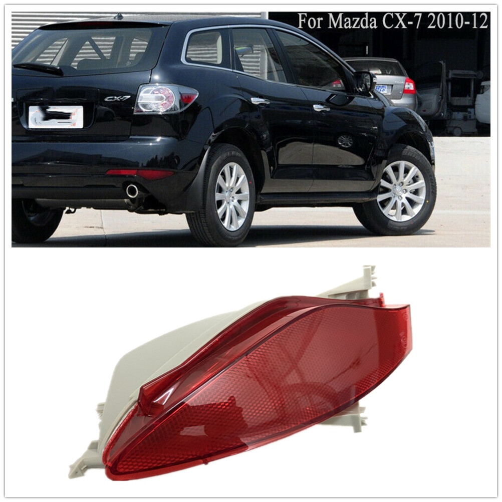 1x Rear Right For Mazda CX-7 Rear Bumper Lamp Reflectors Red Cover ...
