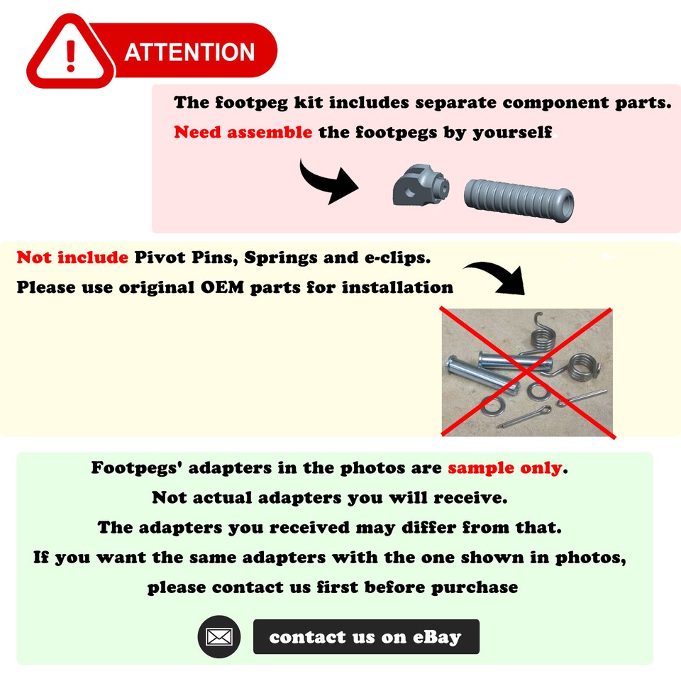 R-FIGHT Black CNC Rider Foot Pegs For Honda CBR650F 14 15 16 17 18 | eBay