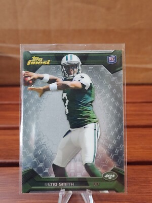 2013 Topps Finest Football Geno Smith - Rookie Card - New York Jets ...