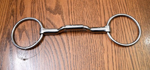 Myler, New, loose ring bit Mullen Forward Tilt Ported Barrel MB 36, 5.5 ...