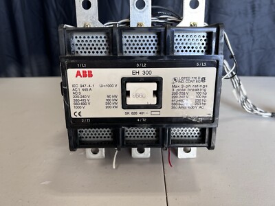 ABB EH 300 CONTACTOR SK-826-401 350 amp 600v 3ph | eBay