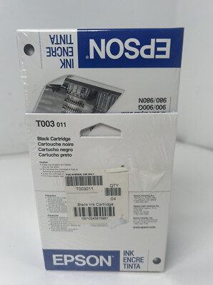 Epson Stylus 900 Series Genuine Ink Cartridge Black - T003 011 - 4 Pack ...