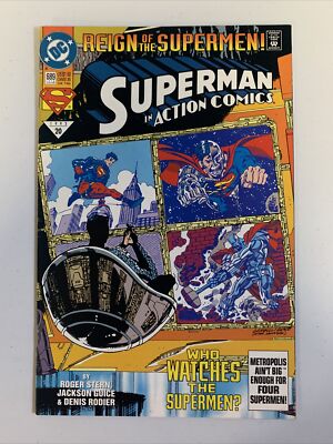 Action Comics #689 1st Superman Black Costume DC Comics MID GRADE | eBay