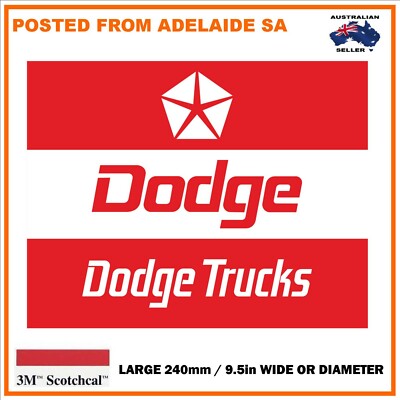 VINTAGE DODGE TRUCKS NEW Large Decal Sticker 240MM HOT ROD SPEED SHOP ...