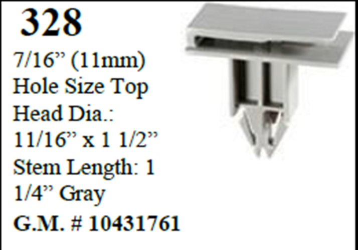 50 Pcs Rocker Panel Moulding Nylon Retaining Clips Compatible with G.M ...
