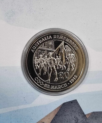 2015 20 cent (Twenty Cent) Australia Remembers - Coo-ee March ...
