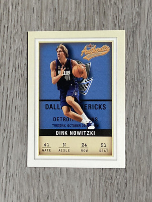 2001-02 NBA Fleer Authentix Basketball | Dirk Nowitzki | #24 | Dallas ...