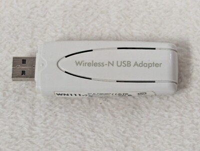 NETGEAR Wireless-N USB Adapter WN111v2 WHITE Portable Compact Mini ...