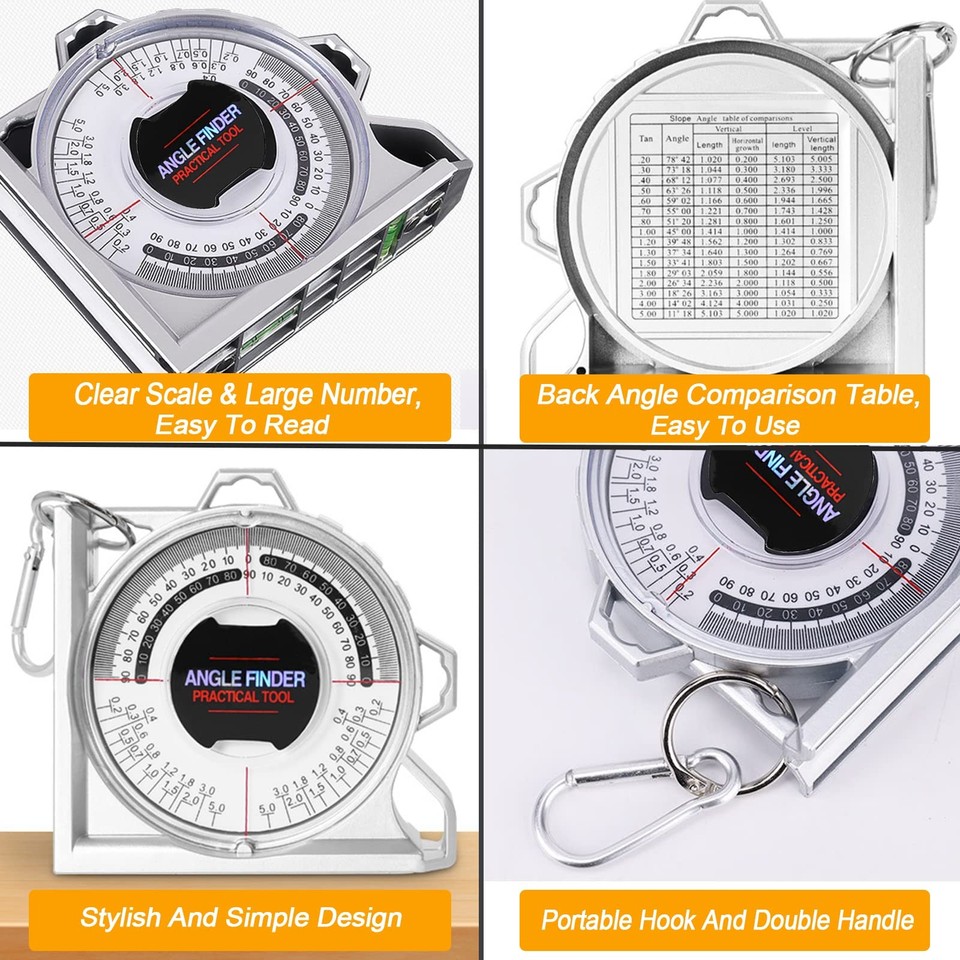 Angle Finder Inclinometer Protractor Magnetic Angle Finder Angle ...