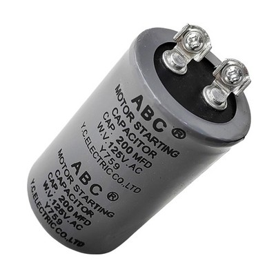 ABC CD60 Motor Starting Capacitor, 200MFD, 200UF, 125VAC, HVAC, 125V ...