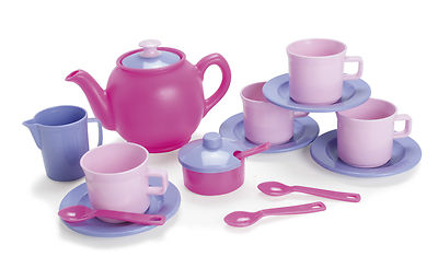 KIDS CHILDRENS PLAY PINK TEA SET by DANTOY My Little Princess pink toy ...