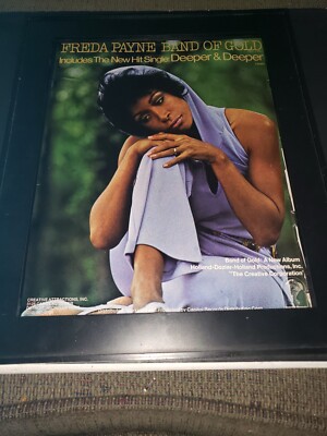 Freda Payne Band Of Gold Rare Original Promo Poster Ad Framed | eBay