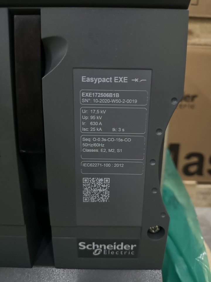 SCHNEIDER EXE172506B1B Easypact EXE 630A SN°: 10-2020-W50-2-0019 | eBay