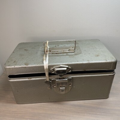 Vintage Metal Security Versa Boxes WITH KEY Toccoa Metal Products GA ...
