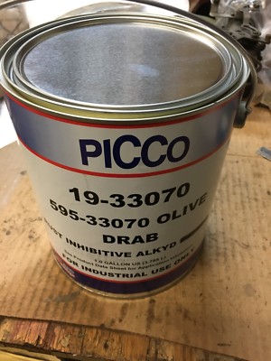 Paint Olive Drab Flat One Gallon Can 33070 For Jeep Dodge GMC G503 G104 ...