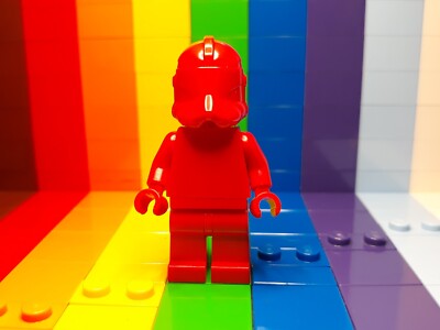 Genuine LEGO Star Wars Red Clone Trooper Prototype Minifig RARE ...