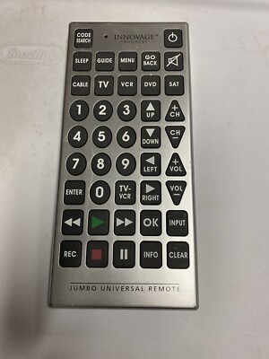 Innovage Jumbo Universal Remote Control Tested Working | eBay