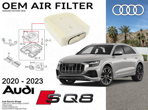 2020-2023 Genuine Audi SQ8 Factory OEM Air Filter 4M0-133-843-G | eBay