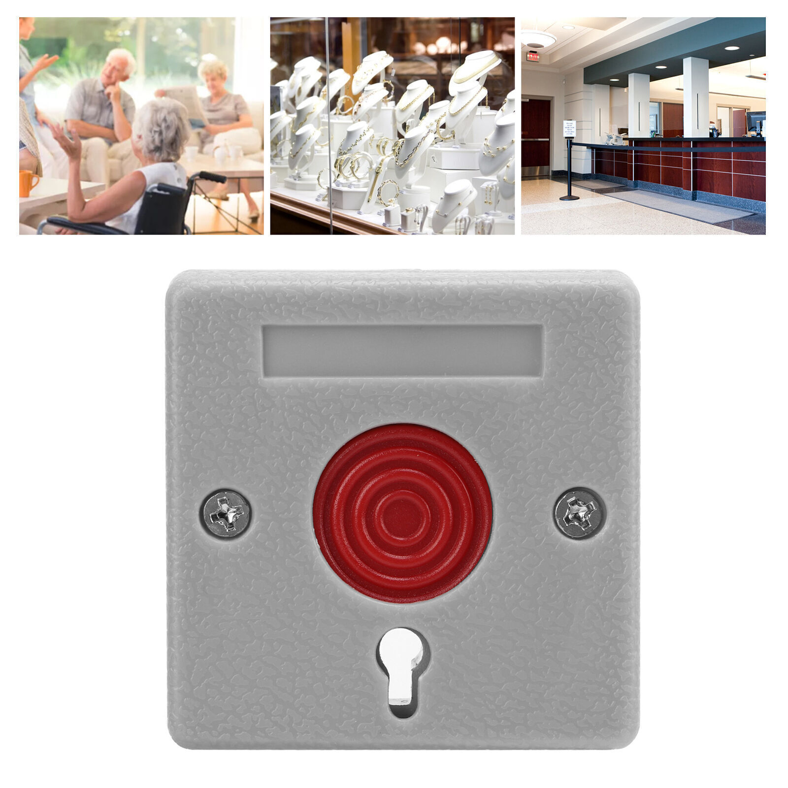 Panic Button Durable ABS Anti Theft Safe Emergency Equipment for ...