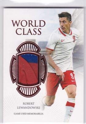 2023 Futera Unique World Class Relic Ruby #04 Robert Lewandowski Poland ...