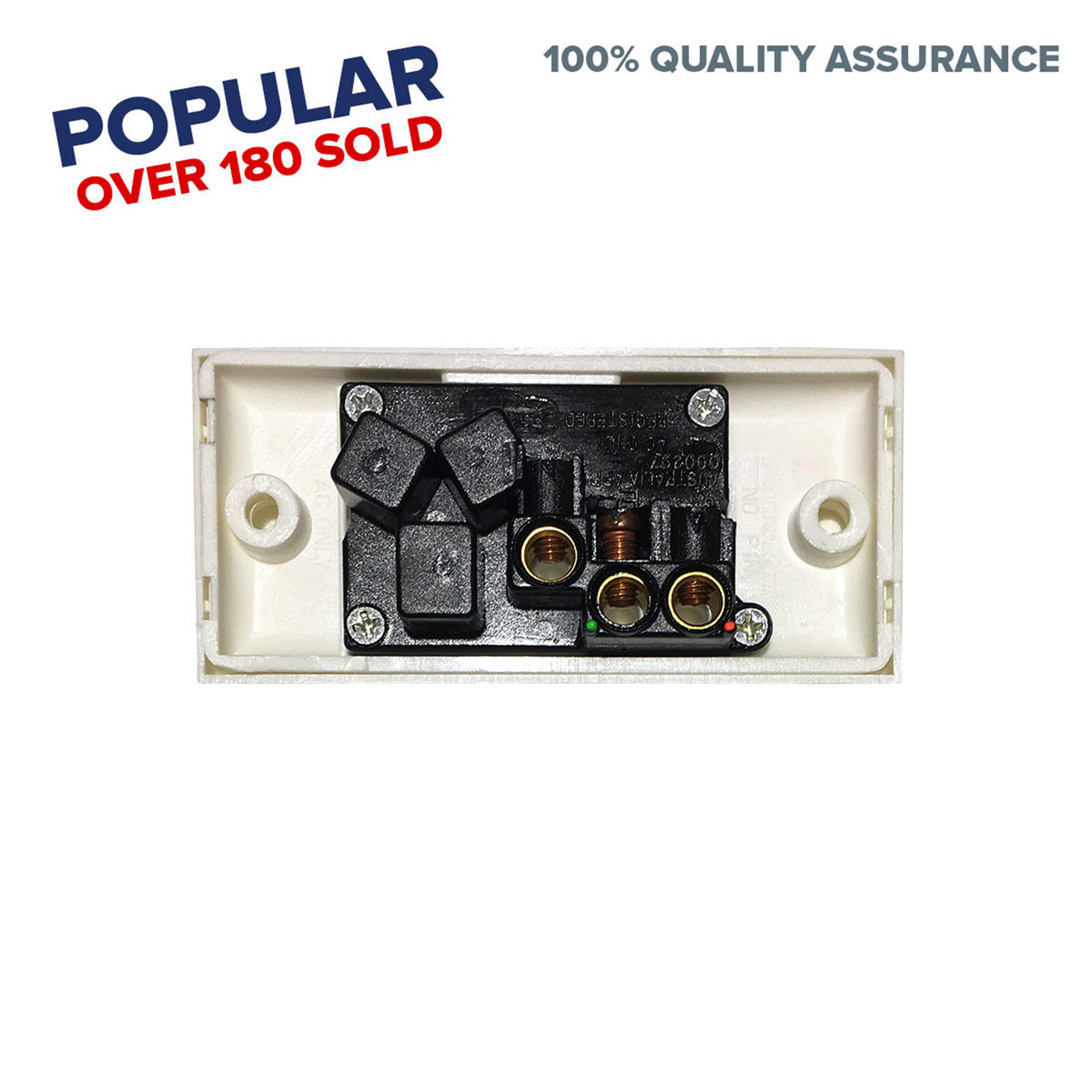 Skirting Single GPO Power Point White Narrow Switch Electrical ...