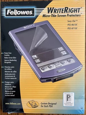 12x Fellowes WriteRight Screen Protectors for Sony Clie N710/N760/S300 ...