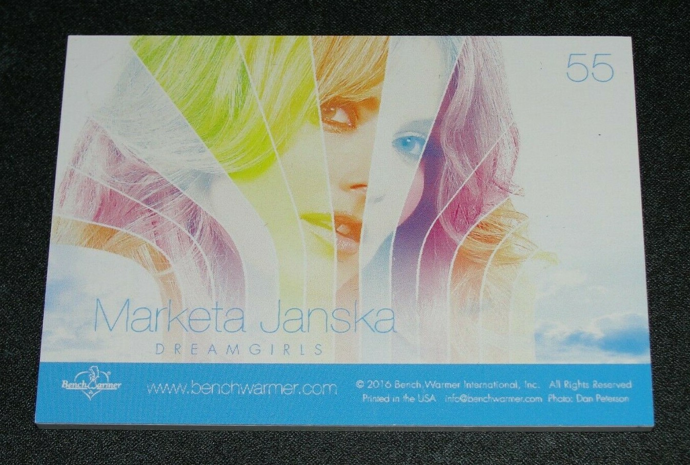 2017 Benchwarmer MARKETA JANSKA Dreamgirls #55 Black Foil Variant #1/1 ...