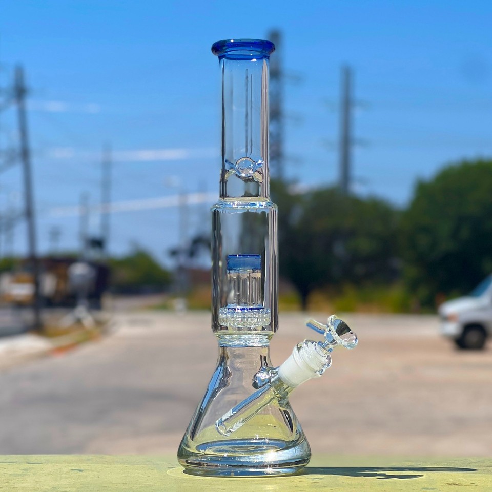 Super Thick Beaker Matrix Perc Hookah Water Pipe Glass 12 inch Tobacco ...