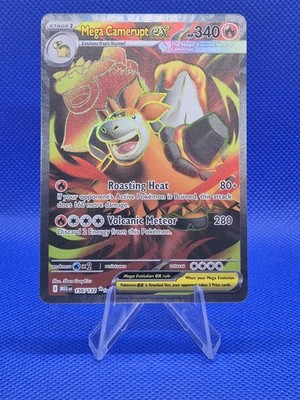 Pokémon TCG Mega Camerupt EX 156/132 Secret Rare Mega Evolution | eBay UK