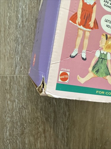 1998 Mattel Reproduction Chatty Cathy Doll in Box WORKS Red Dress Pink ...