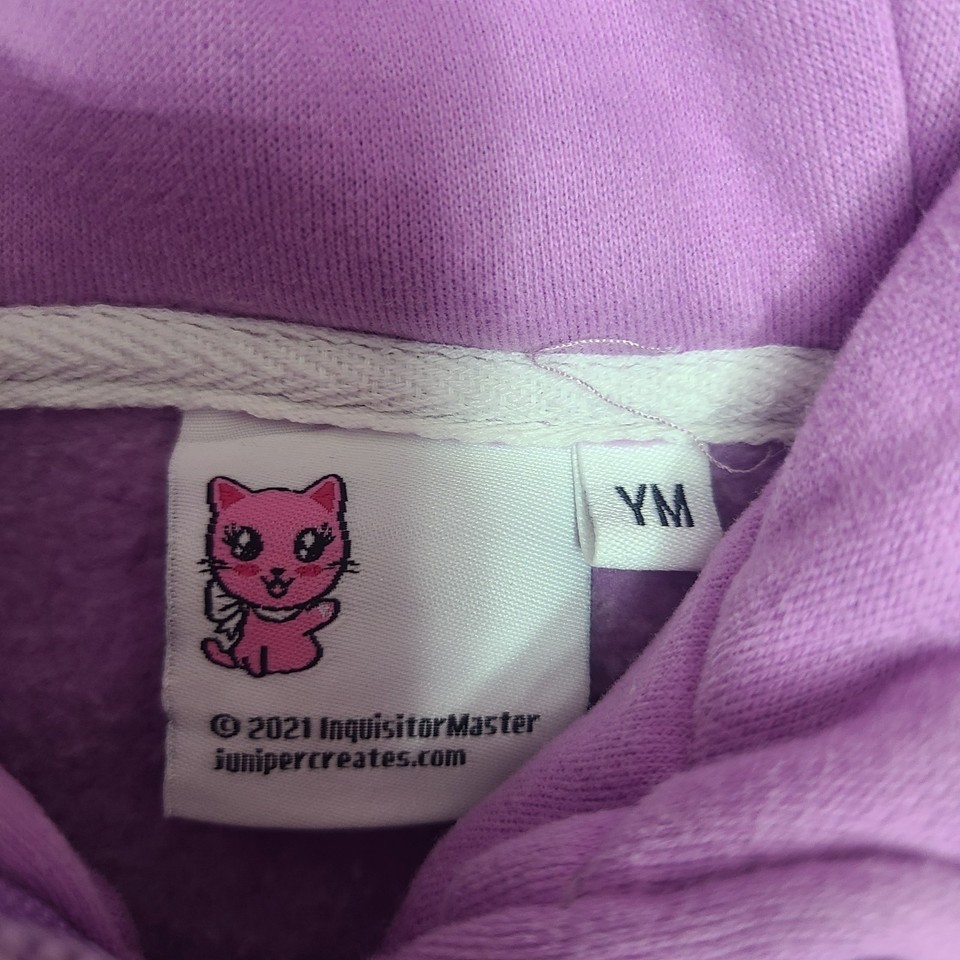 Inquisitor Master Full Zip Purple Sweatshirt Hoodie Girl's Youth Medium ...