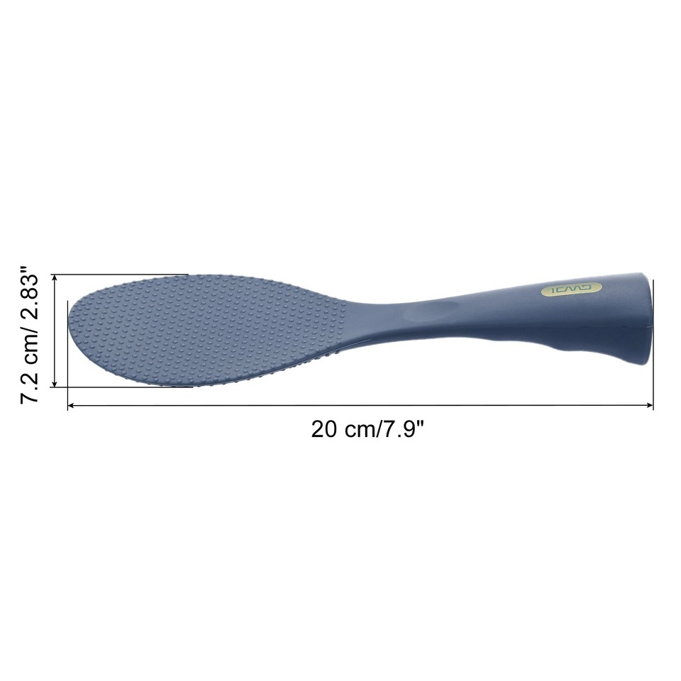 Silicone Rice Paddle Non-Stick Rice Spoon Spatula Heat Resistant Grey ...