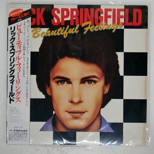 RICK SPRINGFIELD BEAUTIFUL FEELINGS MERCURY 25PP154 Japan OBI INSERT ...
