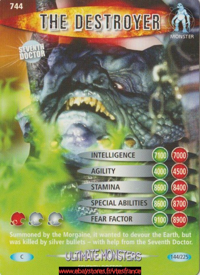 Doctor Who Battles IN Time - 744 - The Destroyer / Ultim | eBay