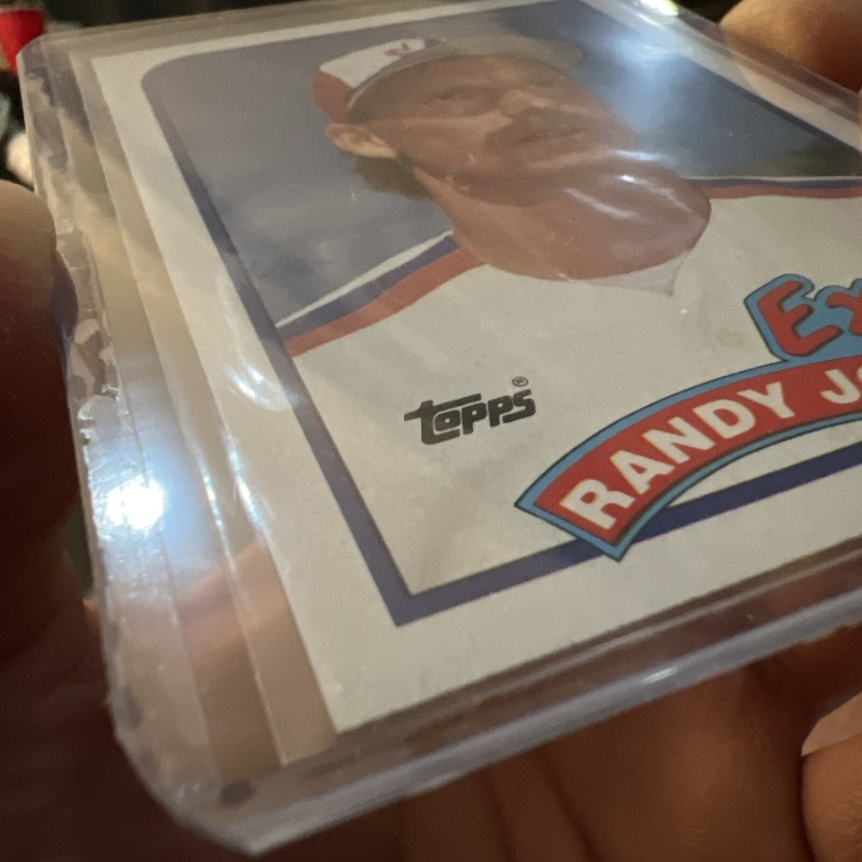 1989 Topps Randy Johnson Rookie Card. Ranked 9 overall most valuable ...