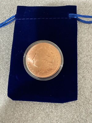 1 oz Copper Round - Morgan Dollar GSM MADE IN USA IN A CAPSULE & GIFT ...