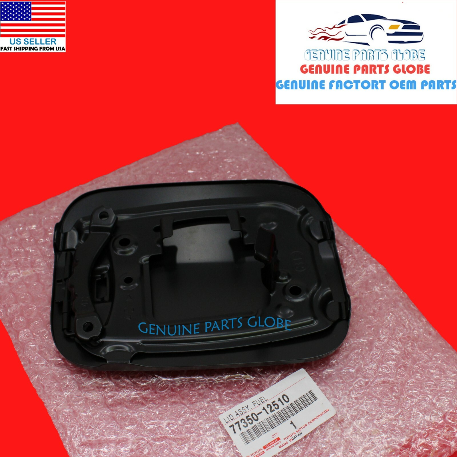 GENUINE OEM TOYOTA 2009-2013 COROLLA FUEL FILLER OPENING LID DOOR 77350 ...