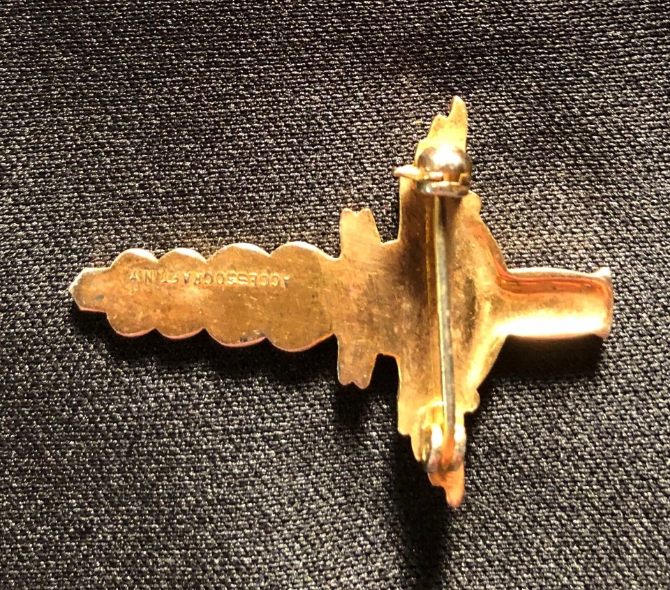 WWII RARE CIRCA 1942 MERCY EMBLEM FUND RAISER BRASS PINBACK PIN BY ...