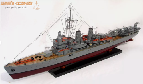 39.4" HMS GOTLAND Battleship Model 100 cm - Wooden Ship Model | eBay
