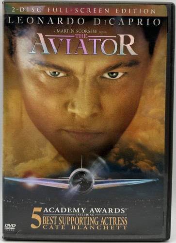 The Aviator DVD 2-Disc Full-Screen Edition Leonardo DiCaprio 2004 ...